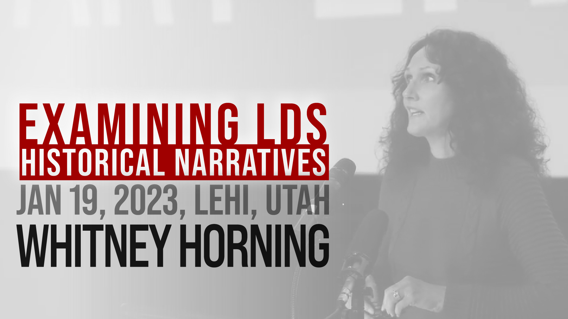 WHITNEY HORNING "Become a Subject Matter Expert on the Lord" - Who Killed Joseph Smith?